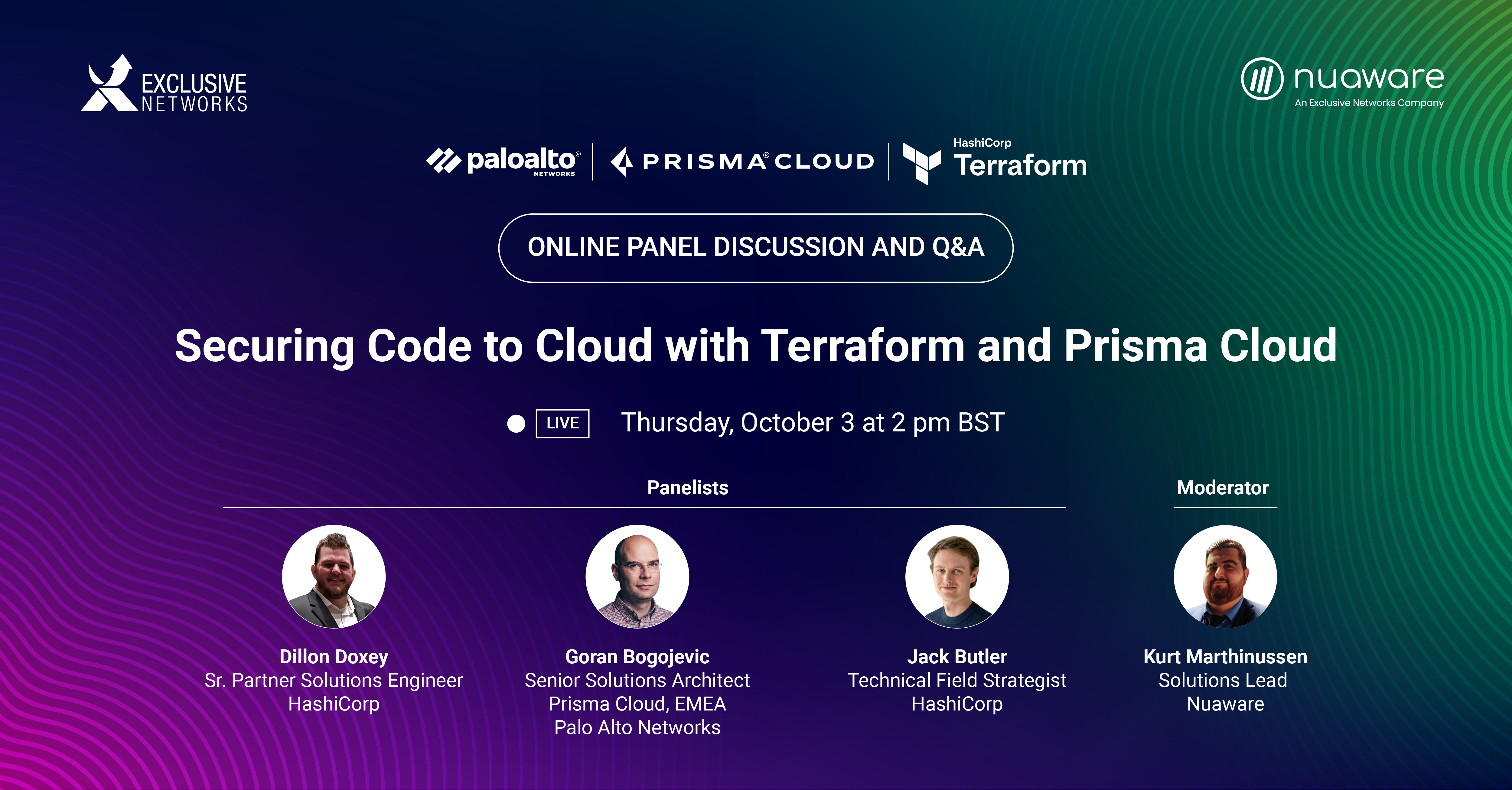 Online Panel and Q&A: Securing Code to Cloud with Terraform and Prisma Cloud
